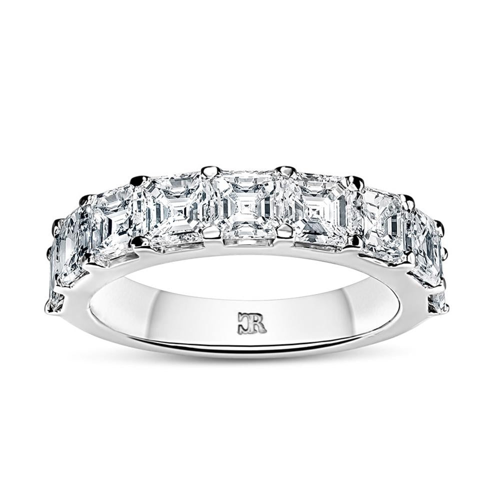 Havana - Asscher Cut Diamond Eternity Ring – Charles Rose