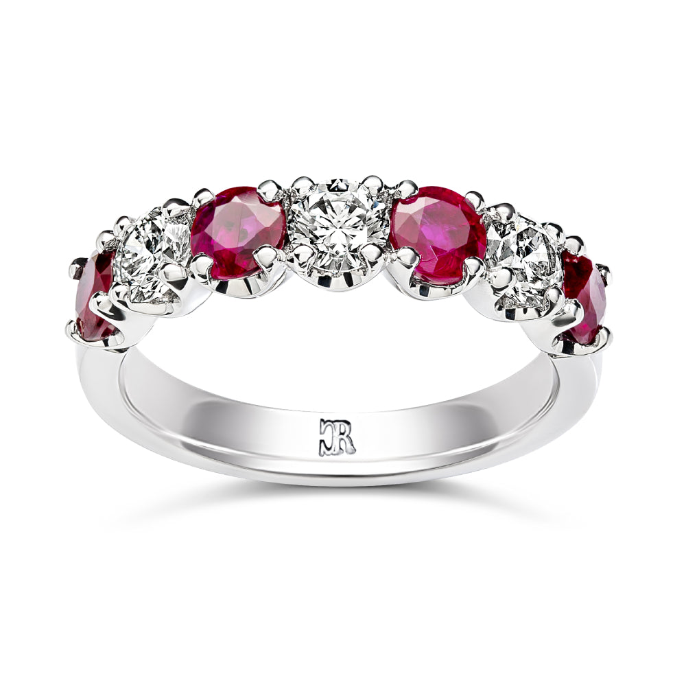 Ruby and Diamond Eternity Ring – Charles Rose